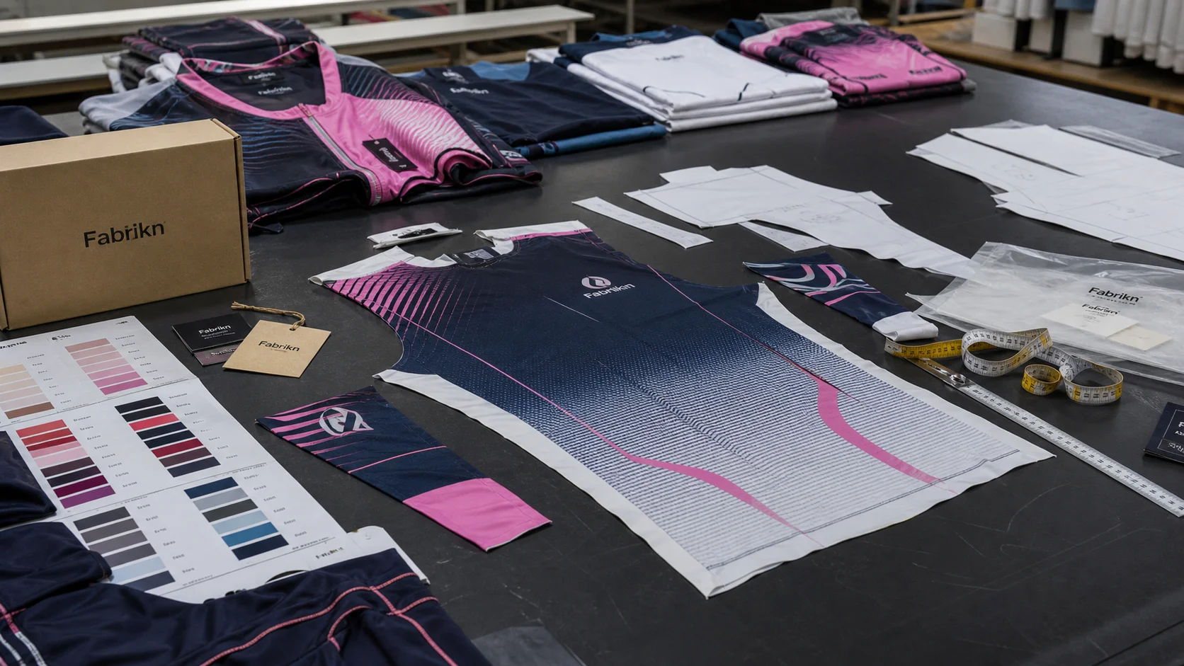 Sublimation Activewear Panel Layout for Sports Clubs: | Fabrikn